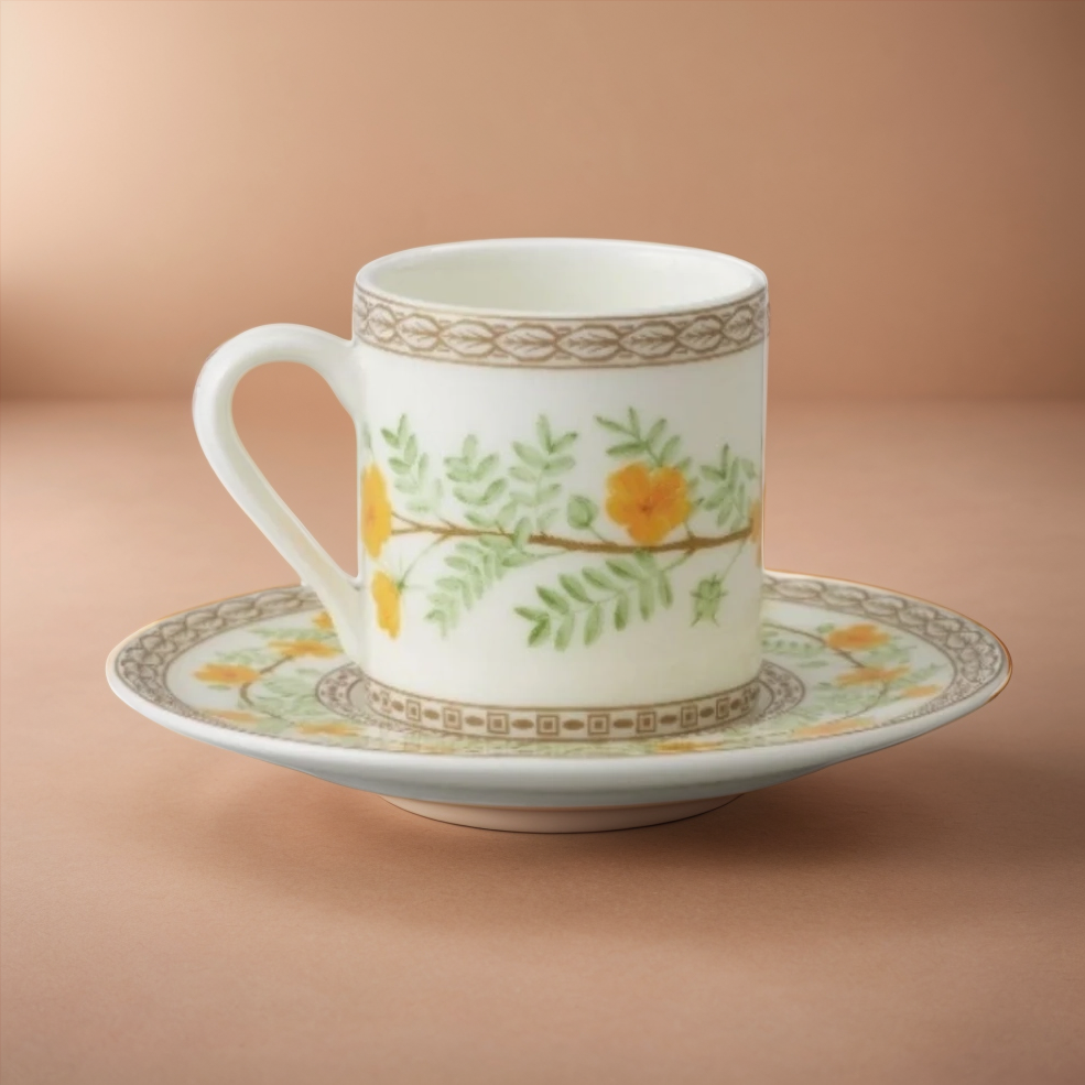 Al Samer Cups and Saucers set of 6 pcs